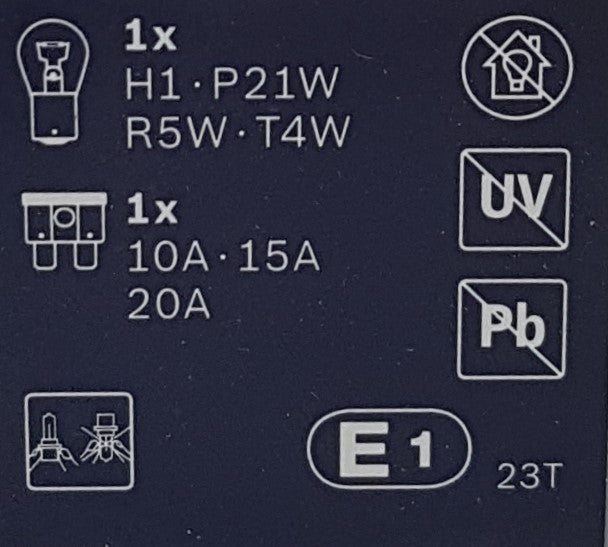 Bosch H1 Minibox Emergency Globe & Fuse Kit – NA Auto
